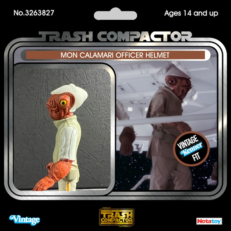 Mon Calamari Officer Helmet 3D Printed - Etsy