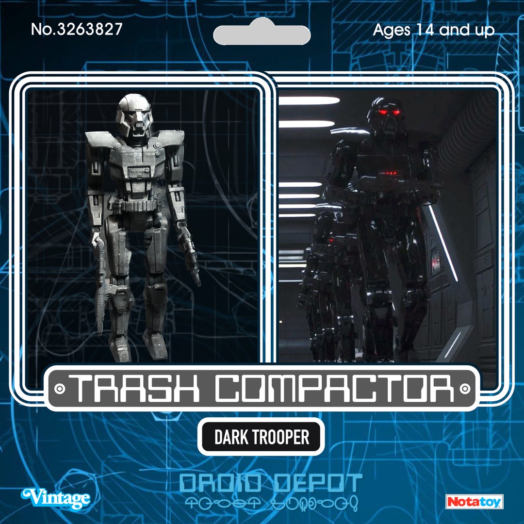 Dark Trooper - 3D Printed Model Kit- Vintage-style Star Wars Custom - Etsy