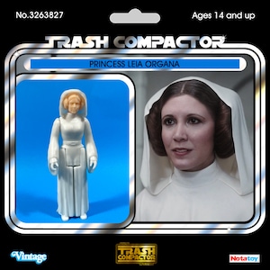 Princess Leia - 3D Printed Model Kit - Vintage-style Star Wars Custom ...