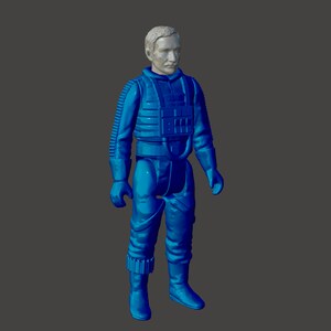 General antoc Merrick (blue Leader) Figure - 3D Printed Model Kit ...