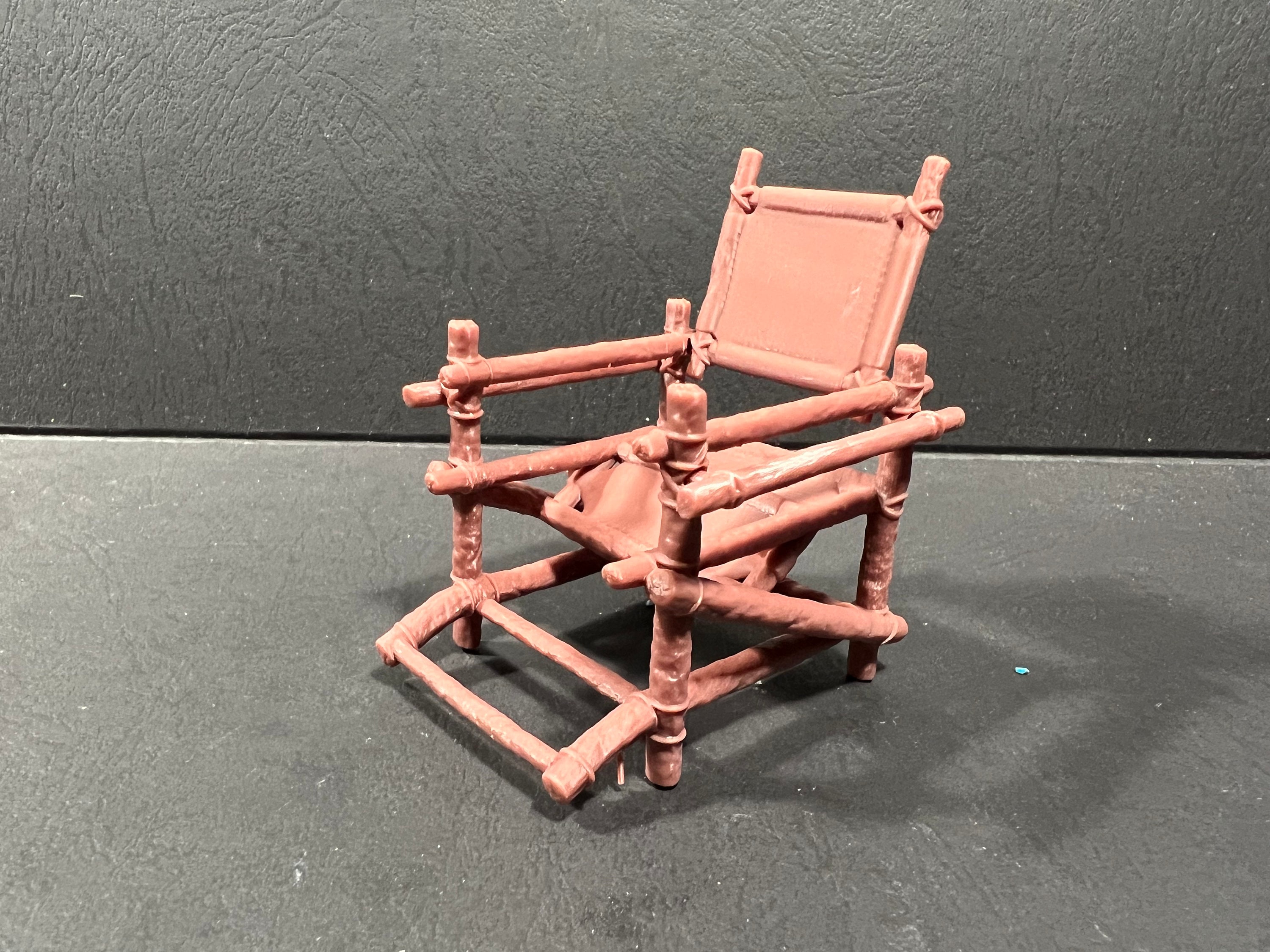Ewok Golden One Throne - 3D Printed Model Kit- Vintage-style Star Wars ...