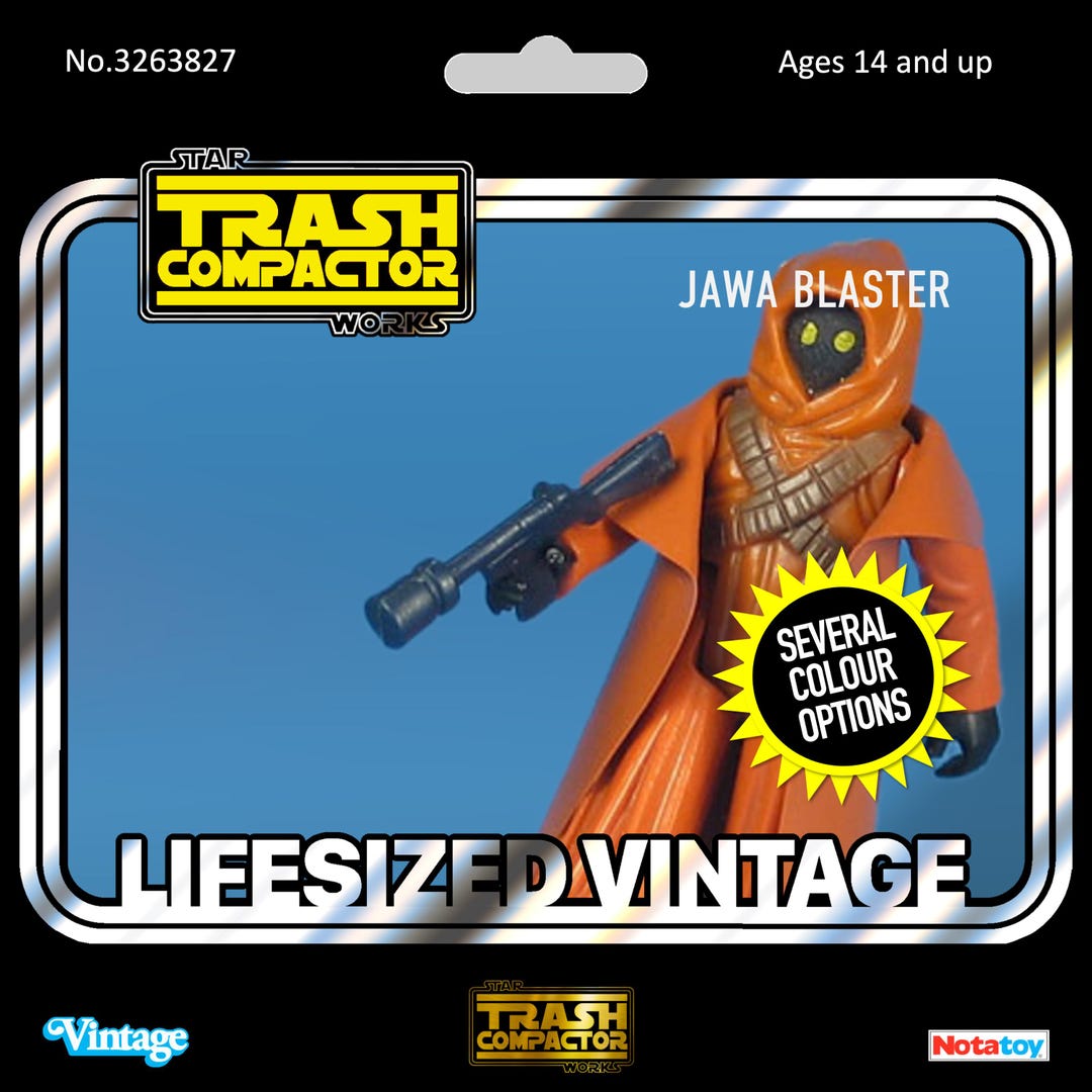 Life-sized Vintage-style Jawa Blaster - 3D Printed Star Wars Custom - Etsy
