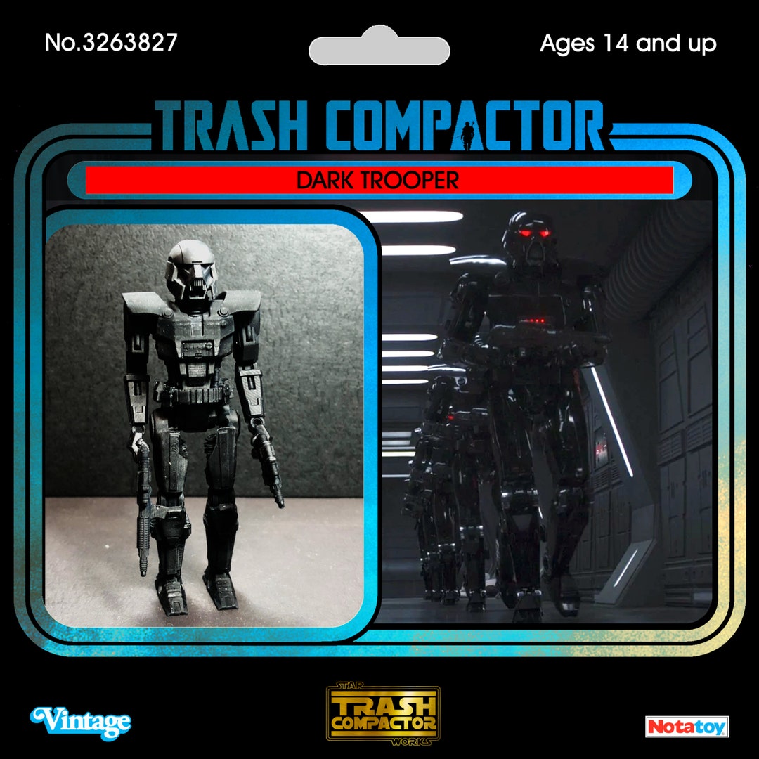 Dark Trooper - 3D Printed Model Kit- Vintage-style Star Wars Custom - Etsy