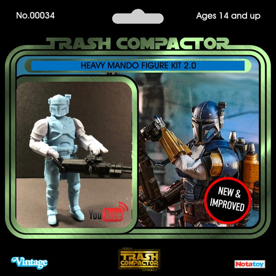 Heavy Mando 2.0 3D Printed Model Kit New and Improved - Etsy UK
