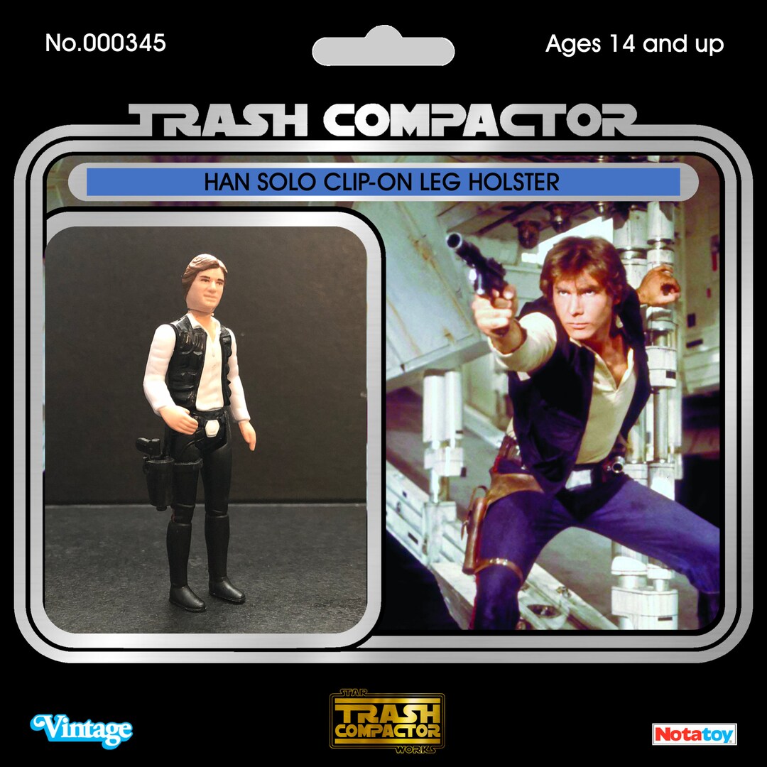 Han Solo Leg Holster- Vintage-style Star Wars Custom - Etsy