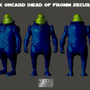 Vlix Oncard (head of Fromm Security) - 3D Printed Model Kit- Vintage ...