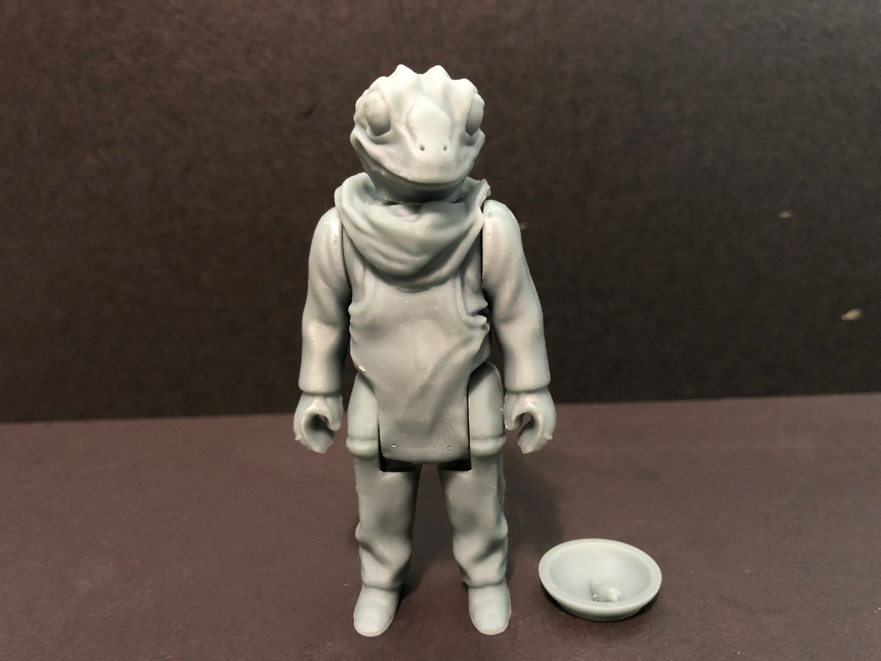 Frog Man and Tadpole - 3D Printed Model Kit- Vintage-style Star Wars ...