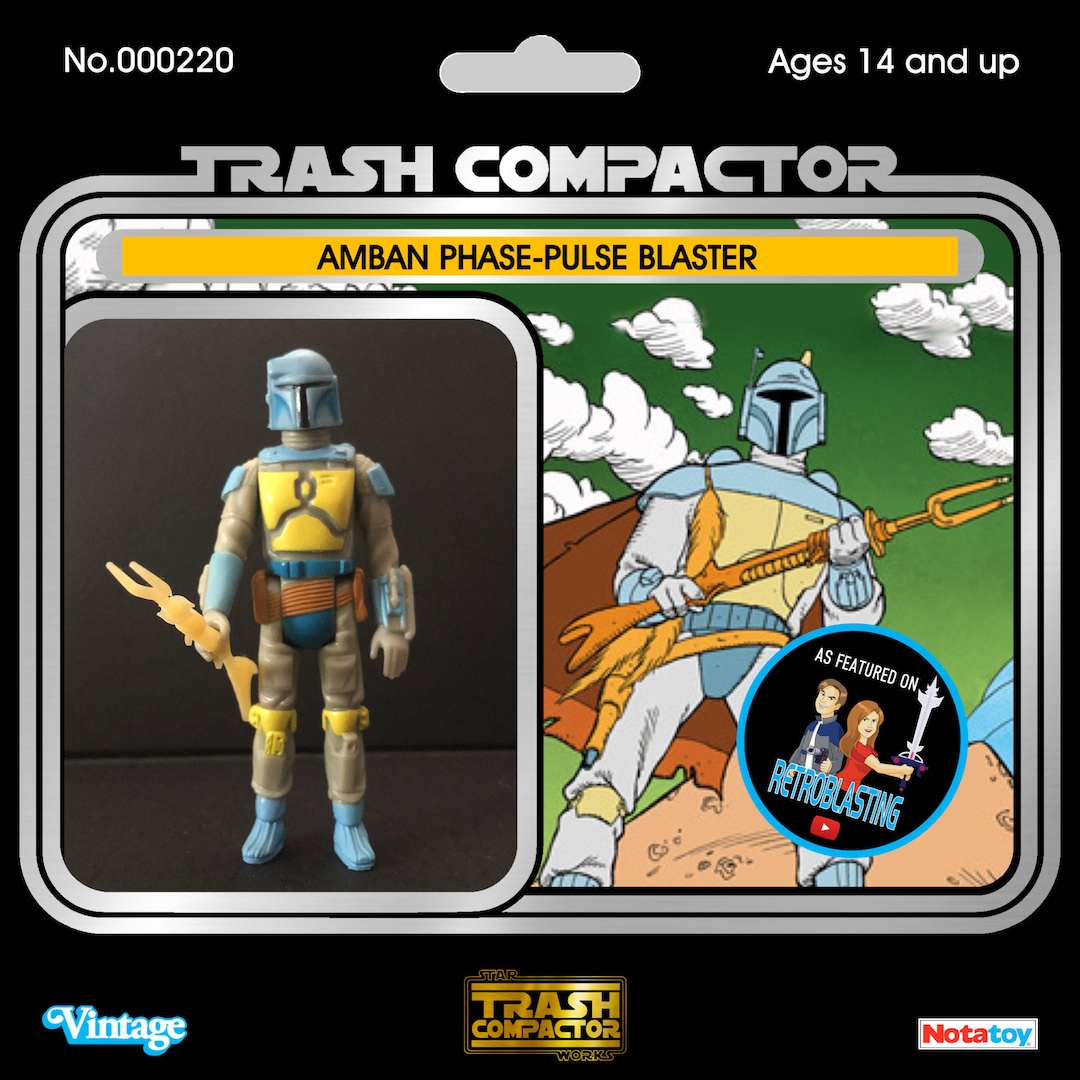 Boba Fett, Amban Phase-pulse Blaster - 3D Printed- Vintage-style Star ...