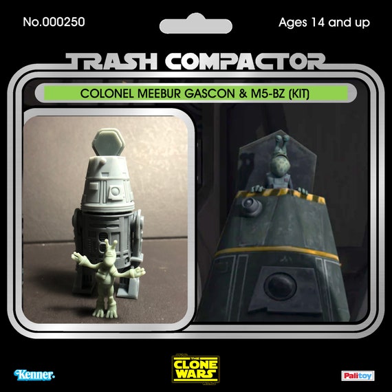 Colonel Meebur Gascon and M5-BZ 3D Printed Model Kit - Etsy New Zealand