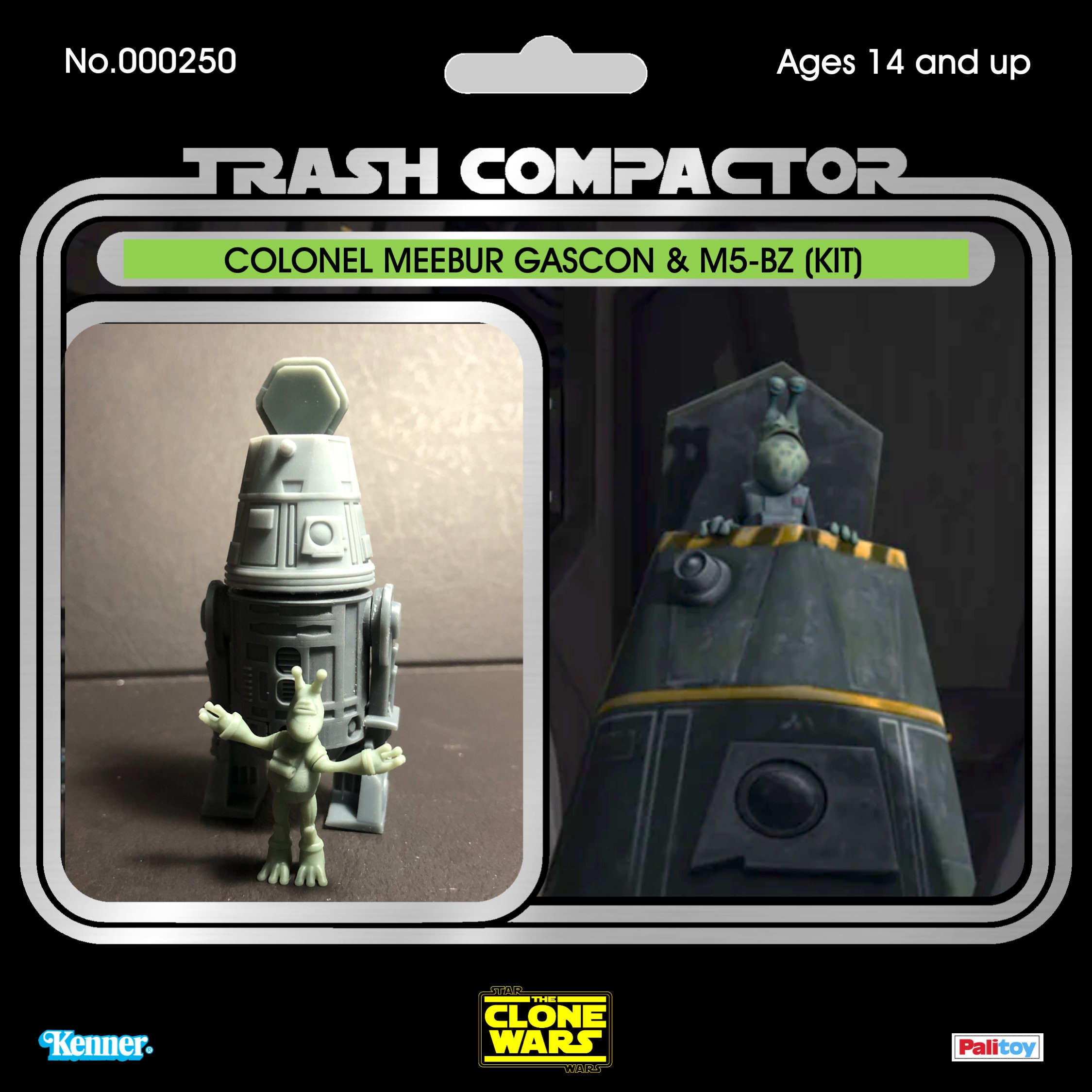 Colonel Meebur Gascon and M5-BZ 3D Printed Model Kit | Etsy