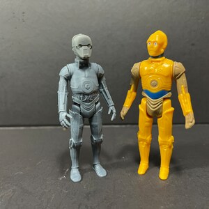 Copper Droid 3D Printed Model Kit Vintage-style Star Wars Custom - Etsy