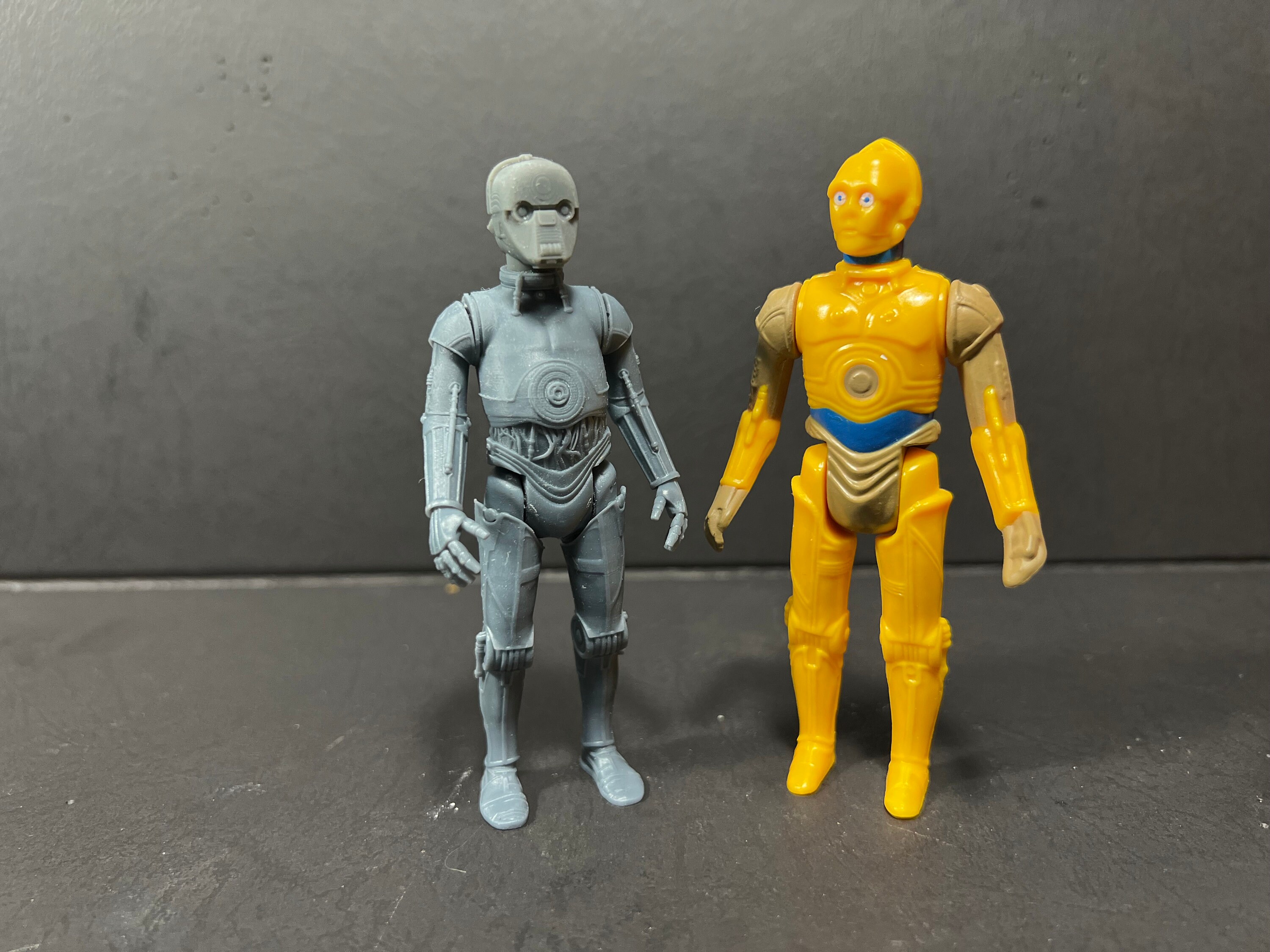 Copper Droid - 3D Printed Model Kit- Vintage-style Star Wars Custom - Etsy