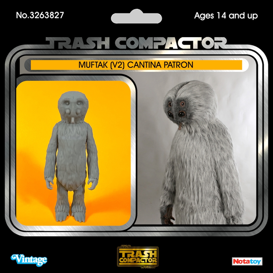 Muftak (talz) Cantina Patron - 3D Printed Model Kit- Vintage-style Star ...