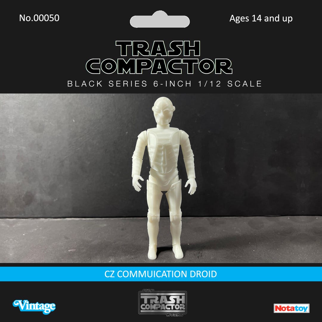 CZ Communication Droid Figure - (6-inch Black Series Scale) - 3D ...
