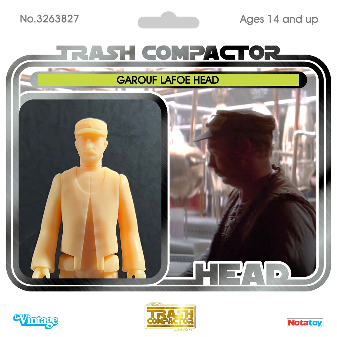 Garouf Lafoe Head: 3D Printed Star Wars Custom (3.75 Scale) - Etsy ...