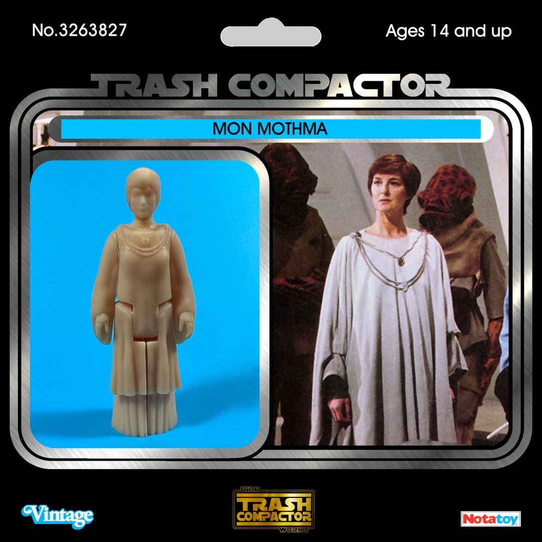 Mon Mothma - 3D Printed Model Kit- Vintage-style Star Wars Custom - Etsy