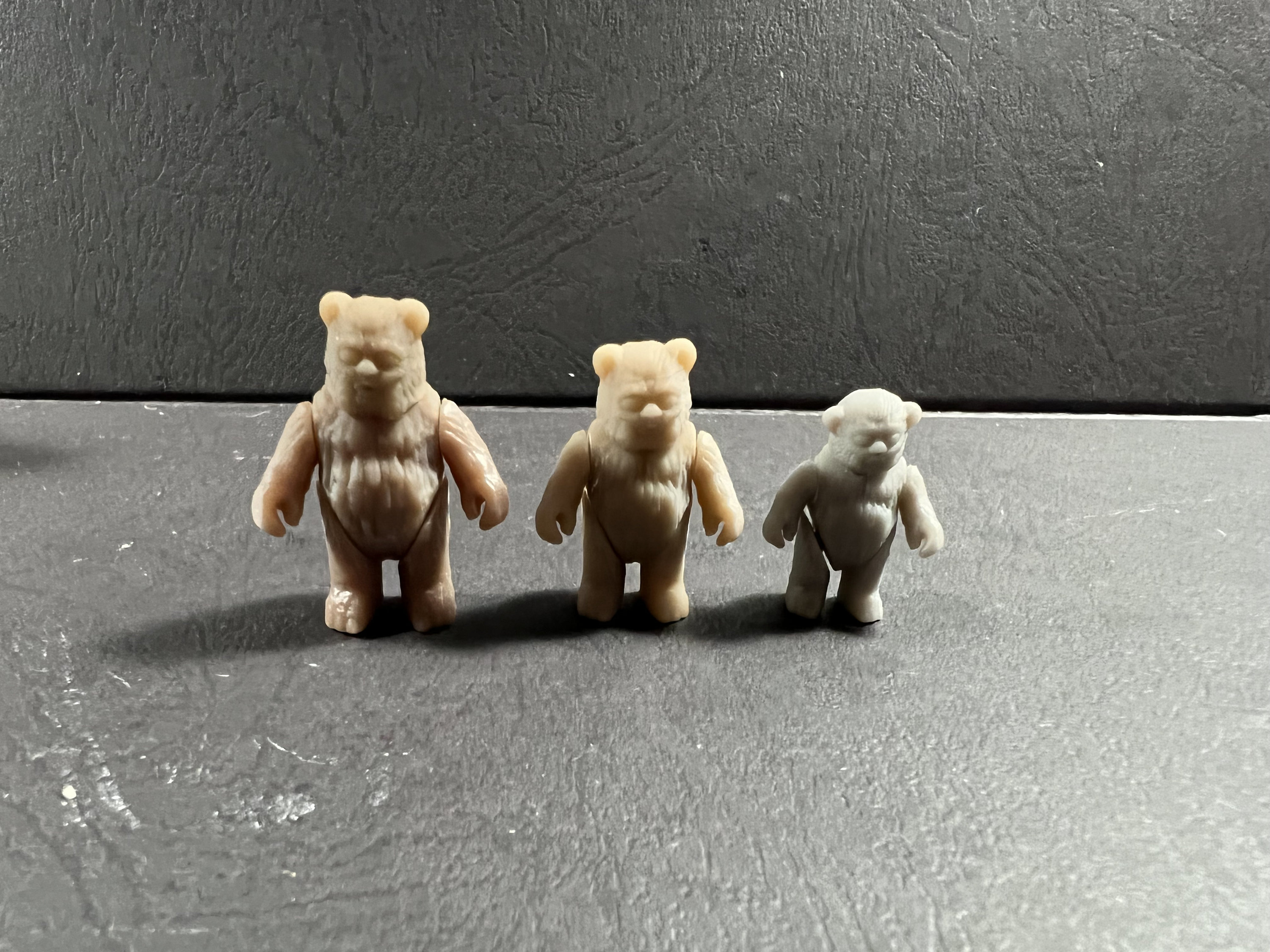 Ewok Woklings three Sizes 3D Printed Model Kit - Etsy