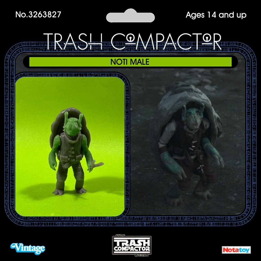 Noti Male - 3D Printed Model Kit (from Ashoka) - Vintage-style Star ...