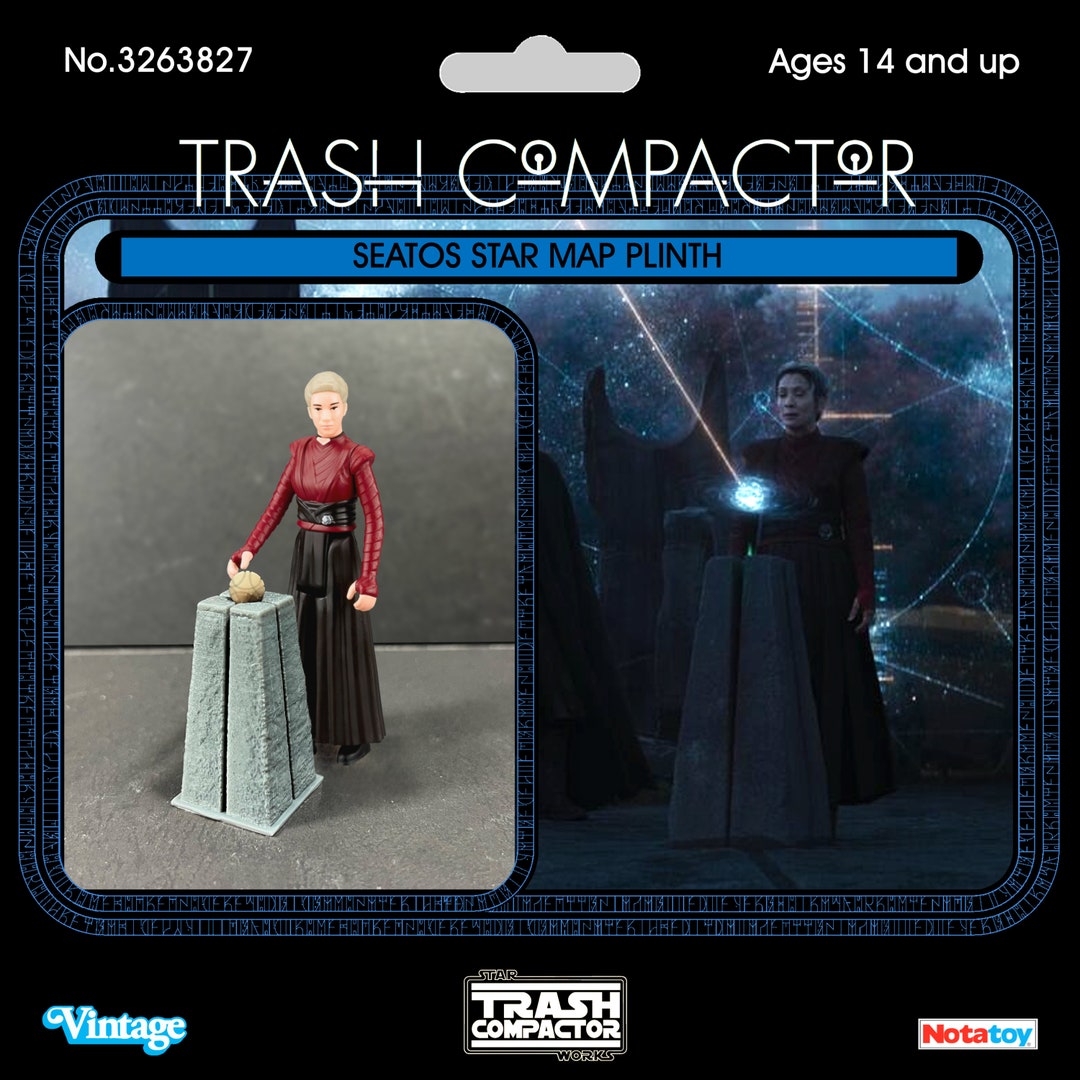 Seatos Star Map Plinth 3D Printed Model Kit from Ashoka Vintage-style ...