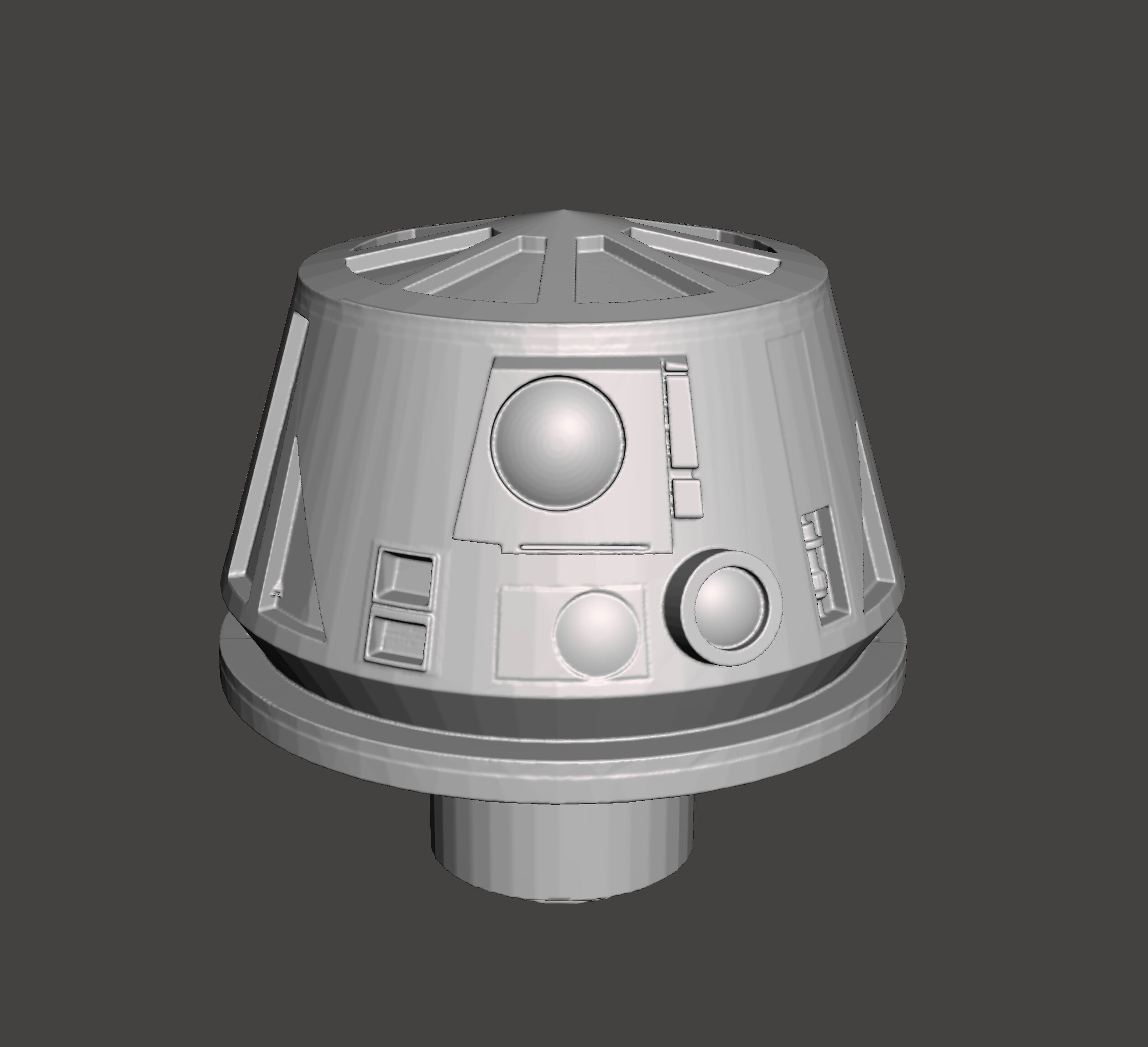 R6 Droid Head - Vintage Fit- 3D Printed - Etsy