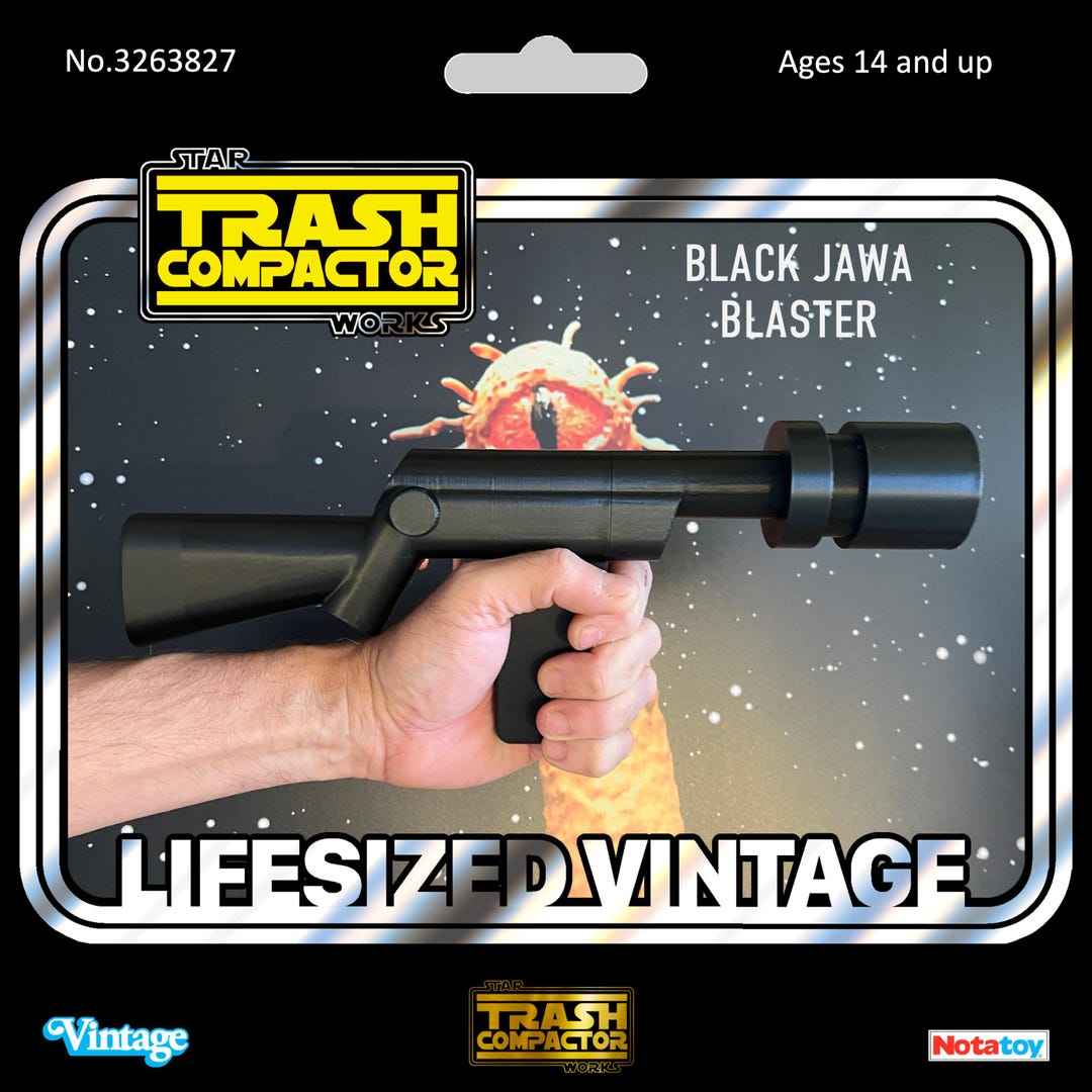 Lifesized Vintage-style Jawa Blaster - 3D Printed Star Wars Custom - Etsy