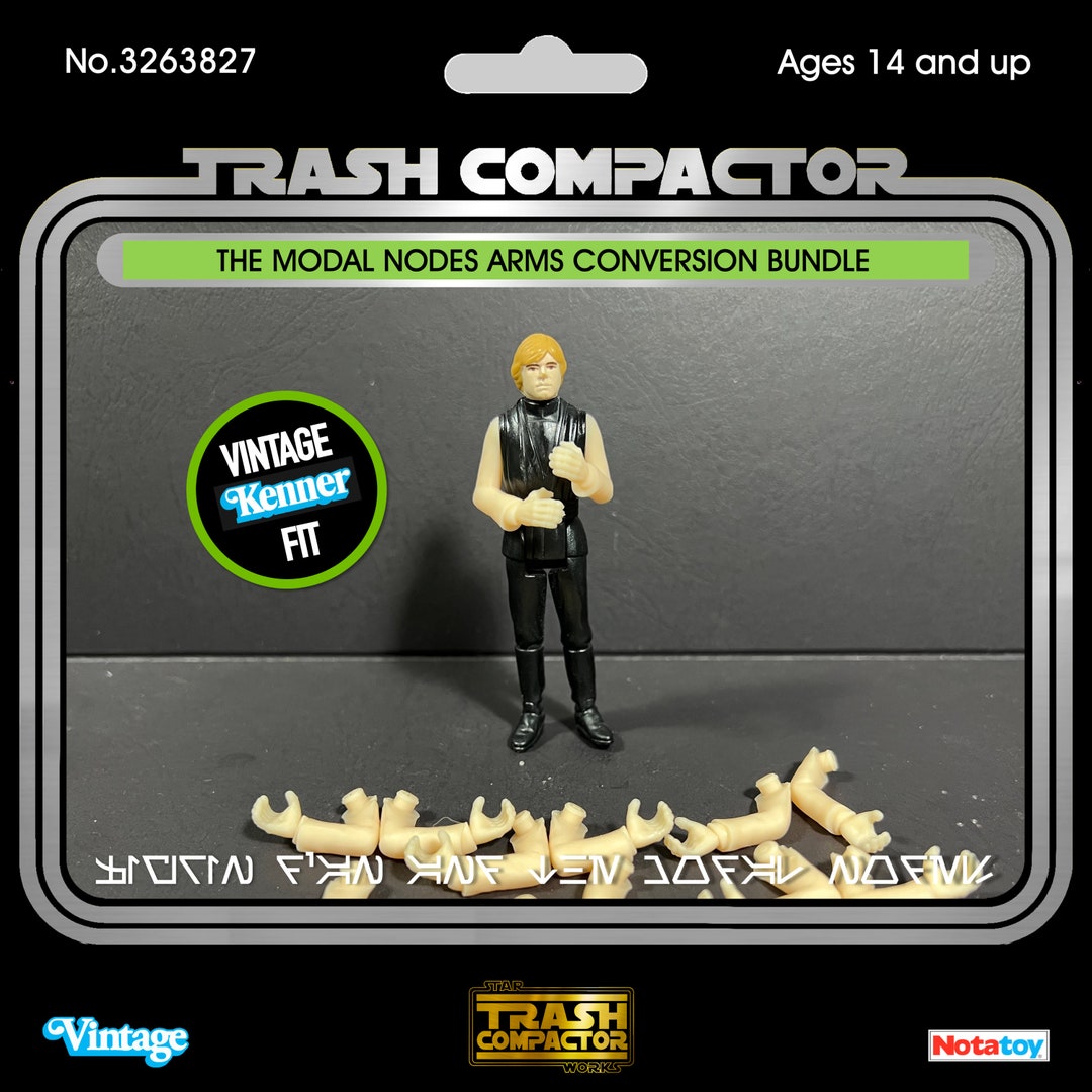 Modal Nodes Arms Conversion Kit: Vintage Star Wars Figure, 3D Printed ...