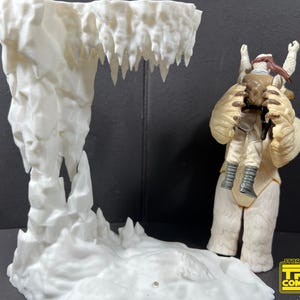 Wampa Cave (dis-play-set) - 3D Printed Model Kit- Vintage-style Star ...