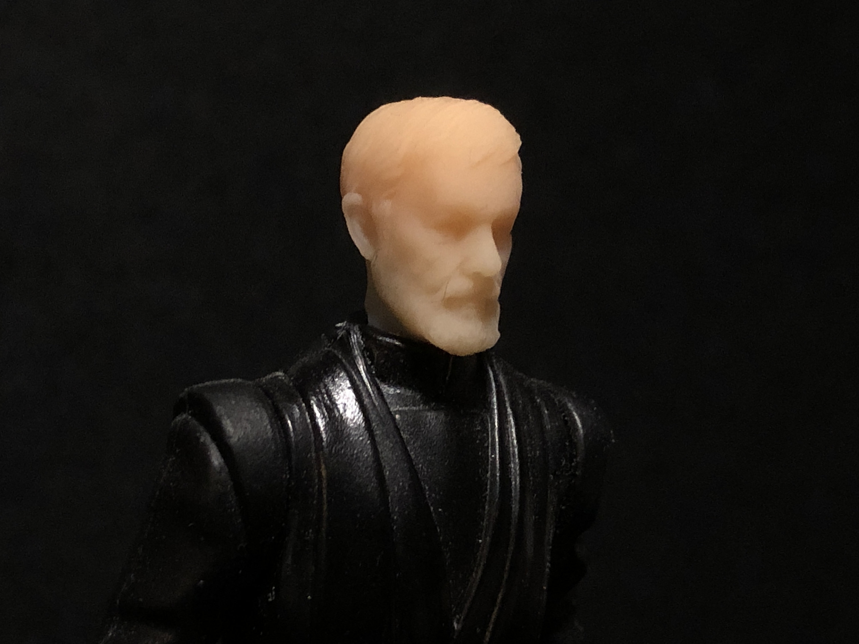 Obi-wan Kenobi Head (vintage Fit) - 3D Printed- Vintage-style Star Wars ...