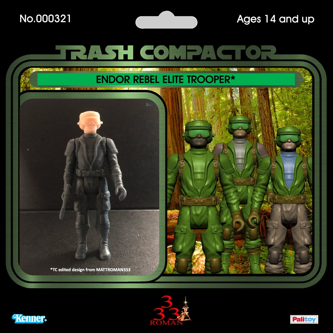 Rebel Shock Trooper MATTROMAN333 3D Printed Model Kit Vintage-style ...