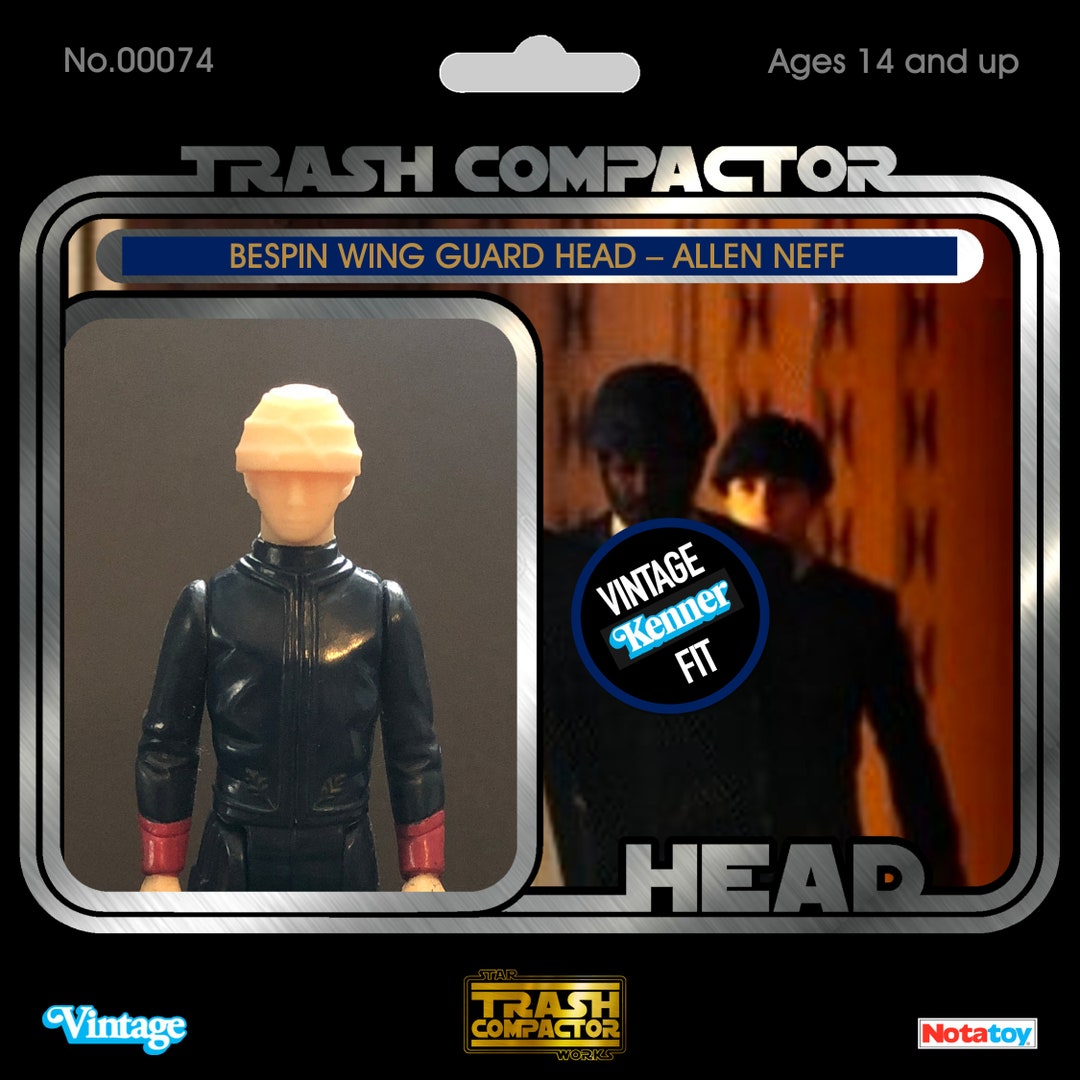 ALLEN NEFF Bespin Wing Guard Head 3D Printed Vintage-style Star Wars ...