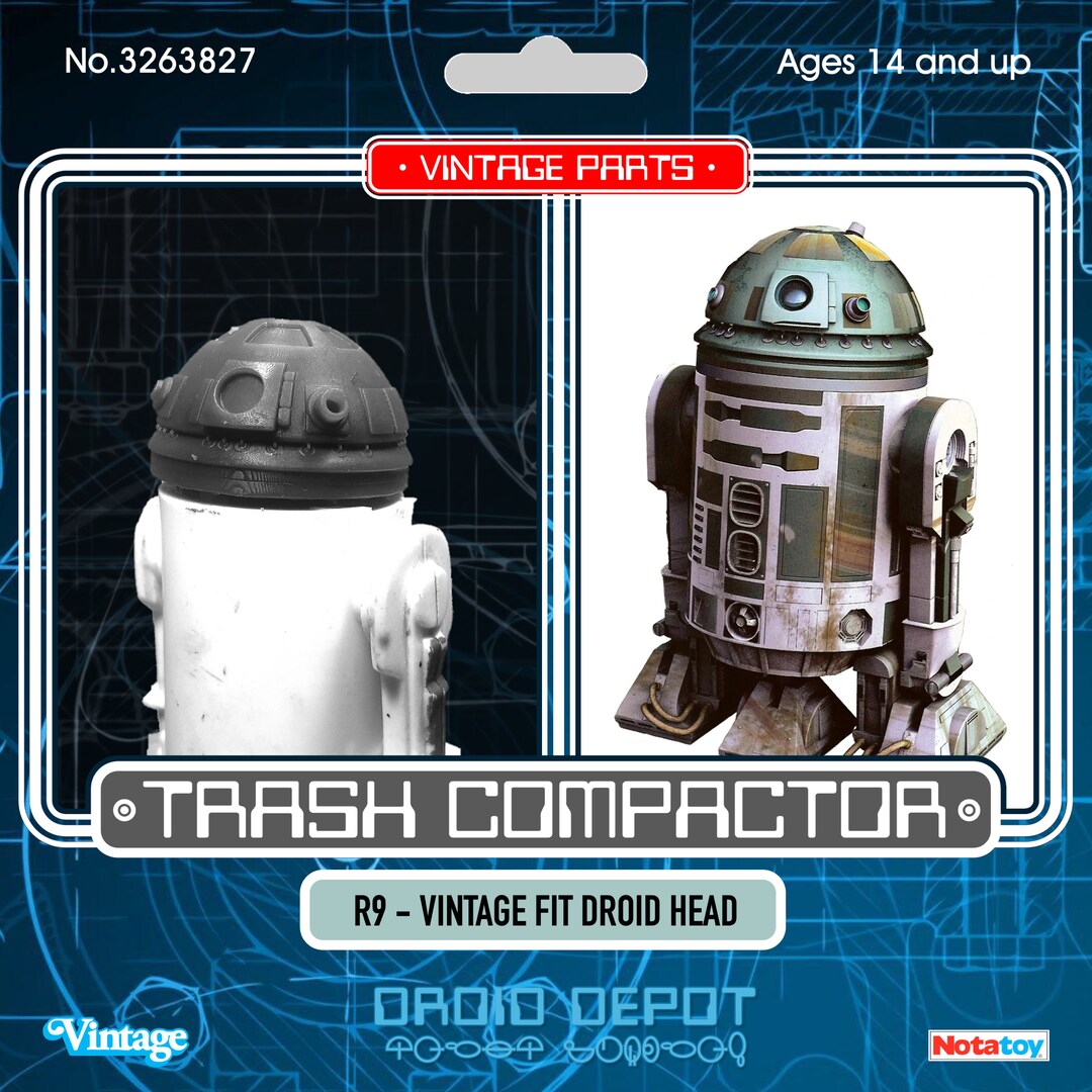 R9 Droid Head Vintage Fit 3D Printed - Etsy