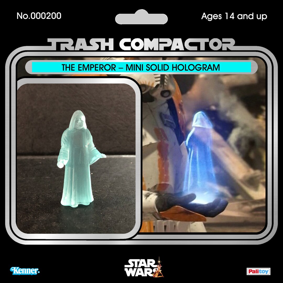 Solid Mini Hologram Emperor 3D Printed - Etsy