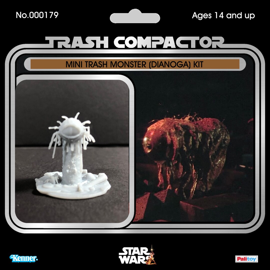 Mini Trash Monster Head- Vintage-style Star Wars Custom - Etsy