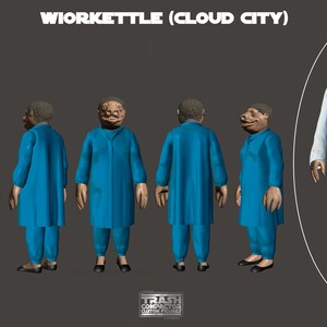 Wiorkettle & Treva cloud City 3D Printed Vintage-style Star Wars Custom ...