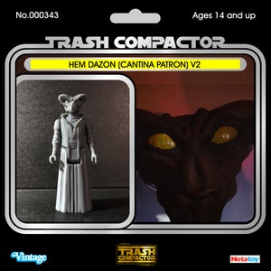 Hem Dazon (cantina Patron) V2 - 3D Printed Model Kit- Vintage-style ...