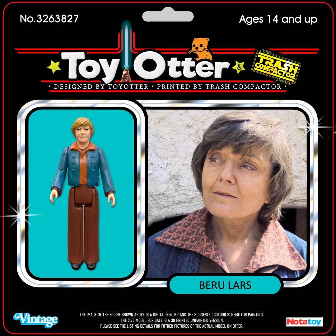 Beru Lars, Designed by Toyotter- 3D Printed Model Kit- Vintage-style ...