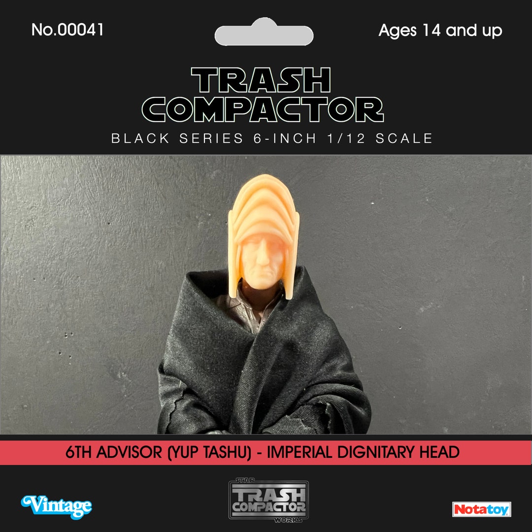 6th Advisor yup Tashu Imperial Dignitary 1/12 Black Series 6 Inch Scale ...