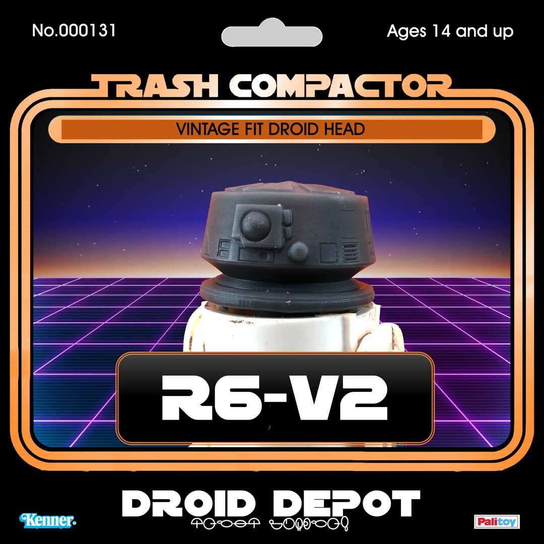 R6-V2 Droid Head - Vintage Fit- 3D Printed - Etsy