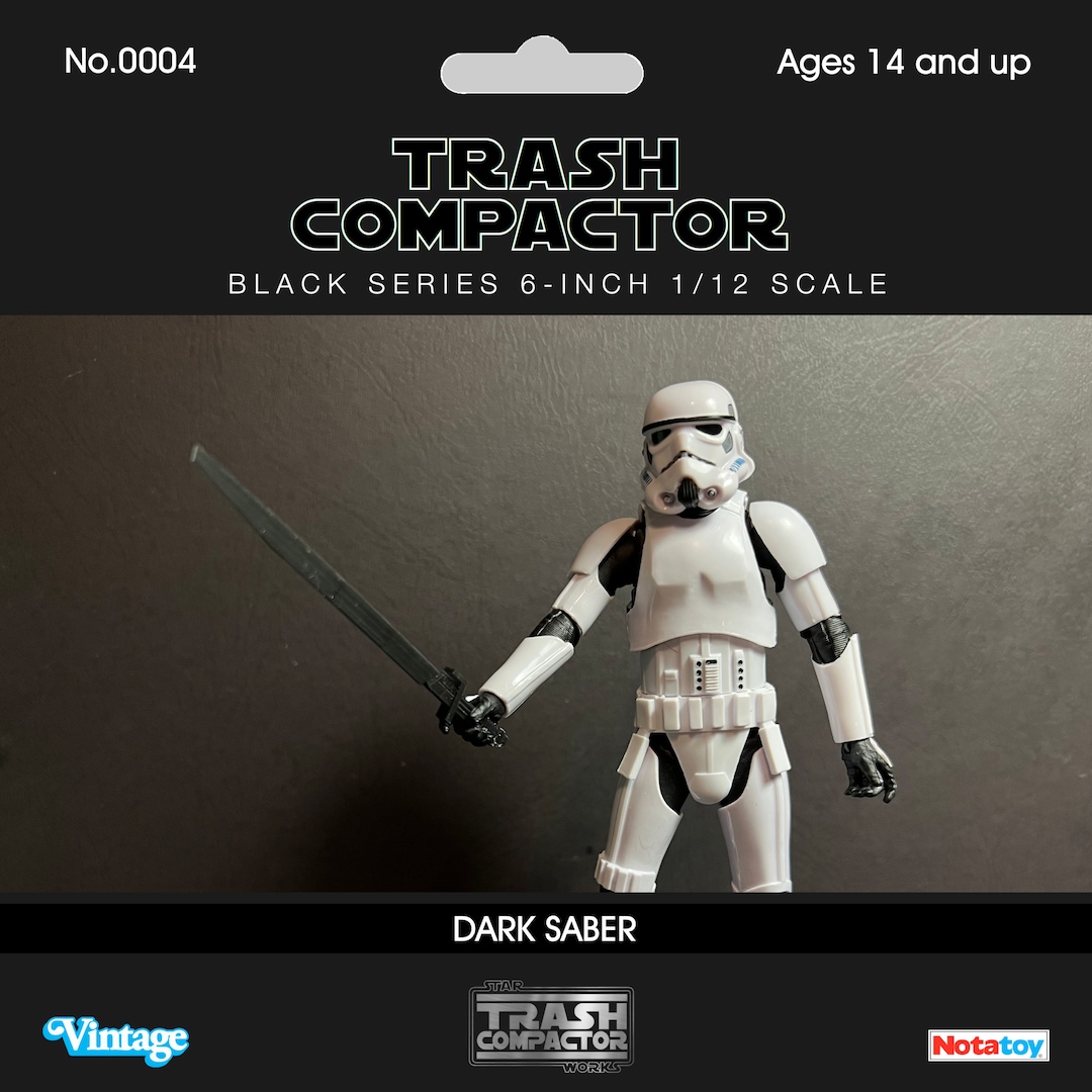 Dark Saber 1/12 Black Series 6 Inch Scale 3D Printed - Etsy