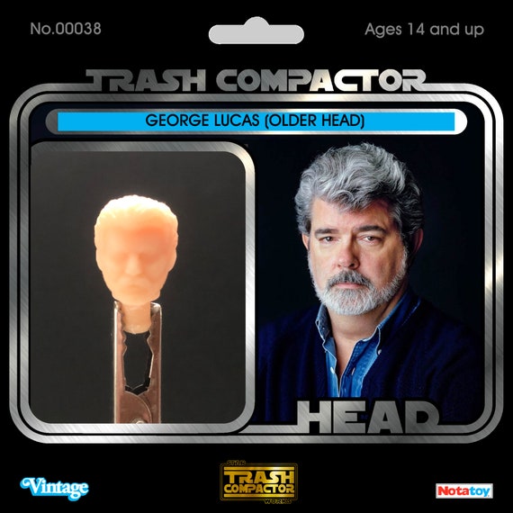 George Lucas Head older 3D Printed - Etsy