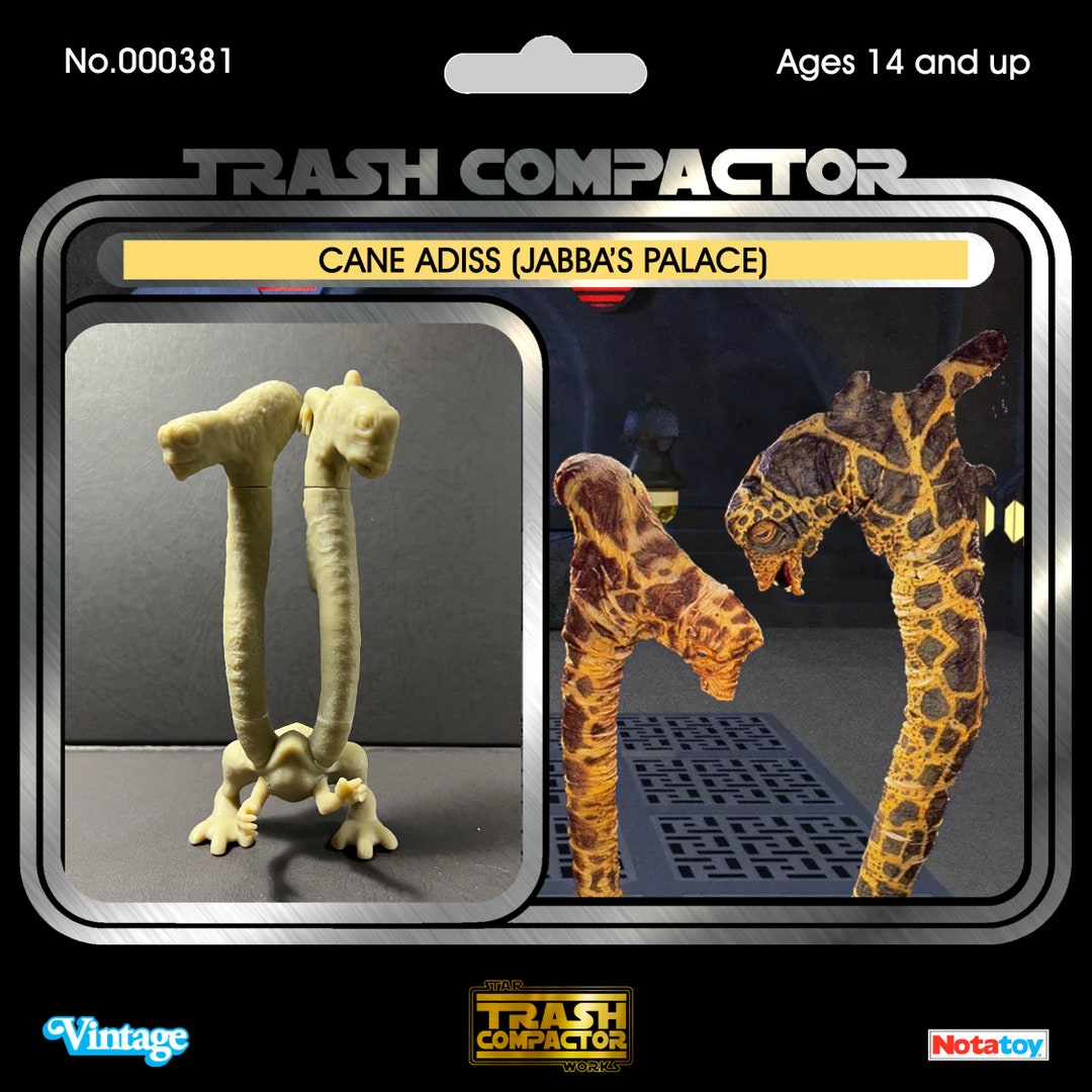 Cane Adiss (jabba's Palace) - 3D Printed Model Kit- Vintage-style Star ...