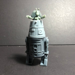 Colonel Meebur Gascon and M5-BZ - (3D Printed Model Kit)- Vintage-style ...
