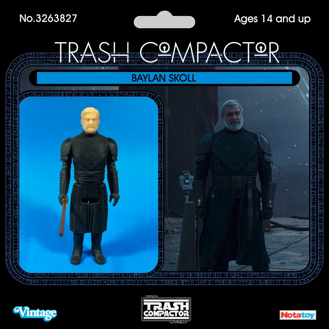 Baylan Skoll 3D Printed Model Kit from Ashoka Vintage-style Star Wars ...