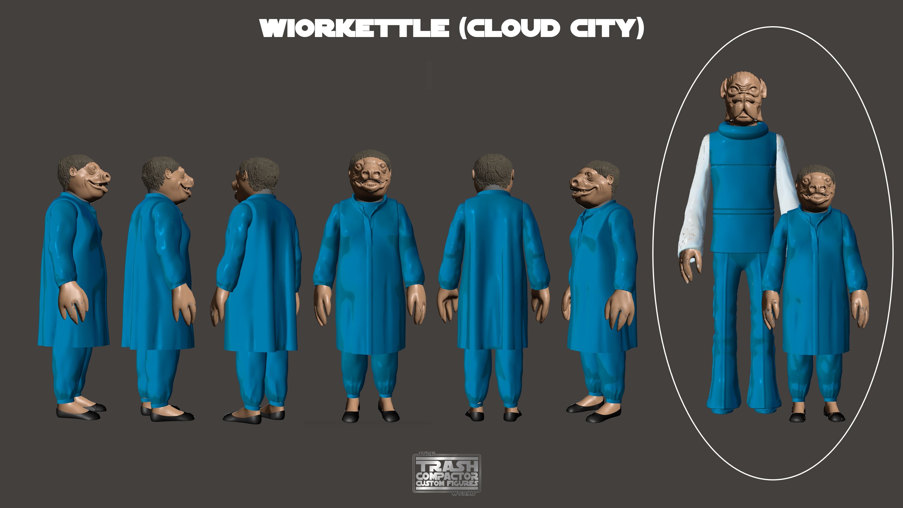 Wiorkettle Head cloud City 3D Printed - Etsy