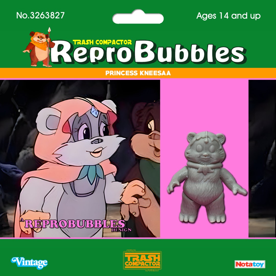 Princess Kneesaa (ewoks) - 3D Printed Model Kit - From Reprobubbles ...