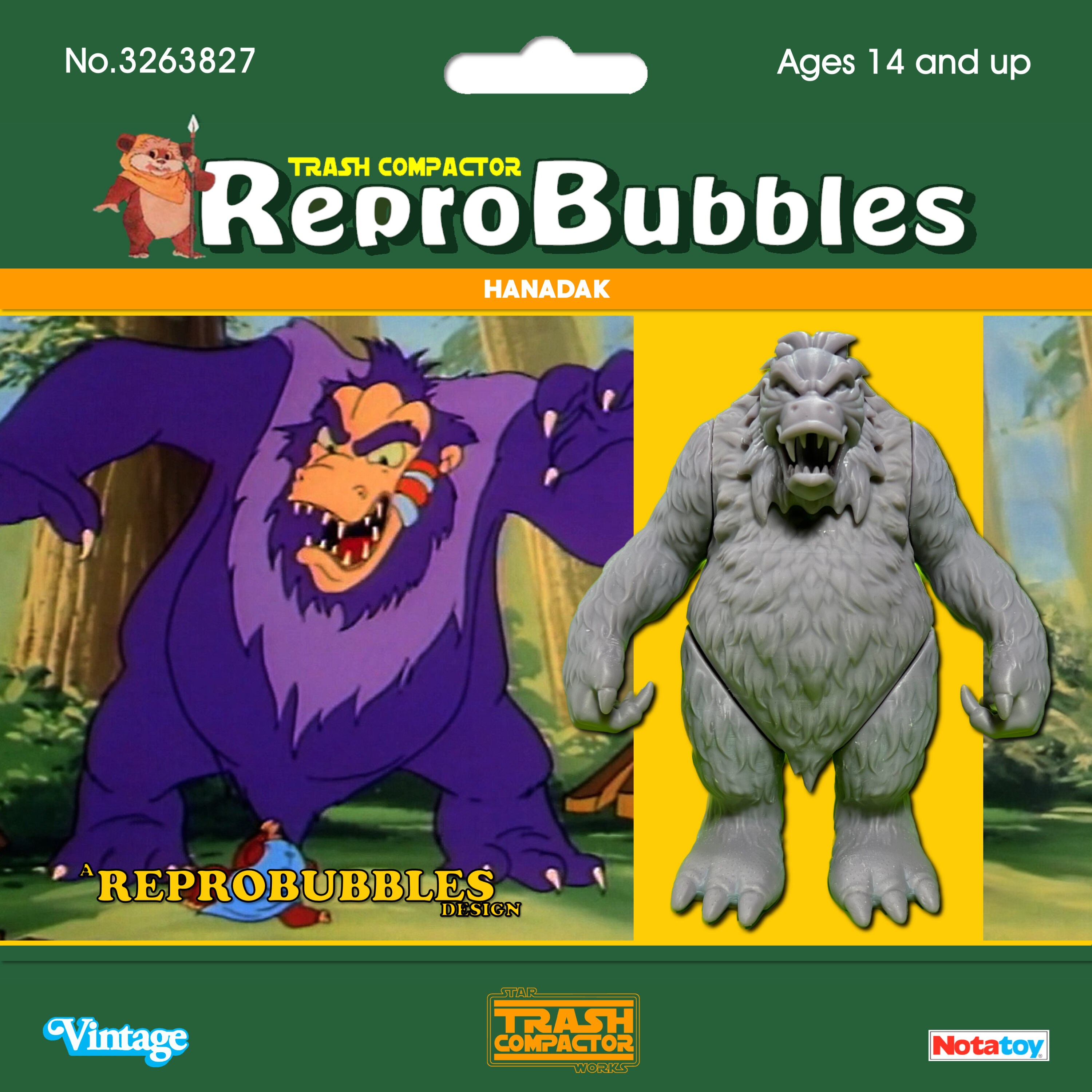 Hanadak (ewoks) - 3D Printed Model Kit - From Reprobubbles- Vintage ...