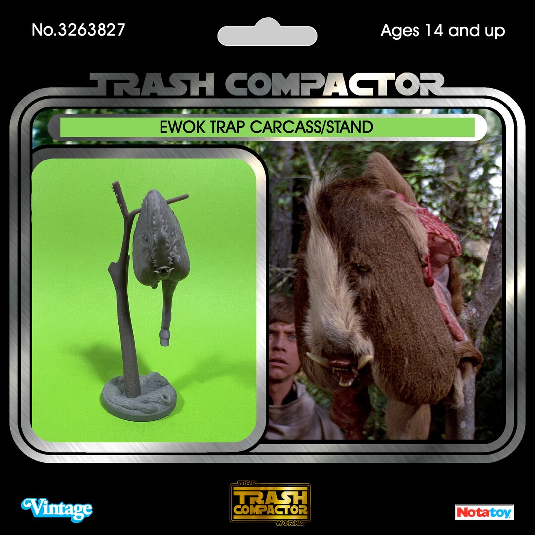Verkle - Ewok Trap Carcass (with or Without Stand) - 3D Printed ...