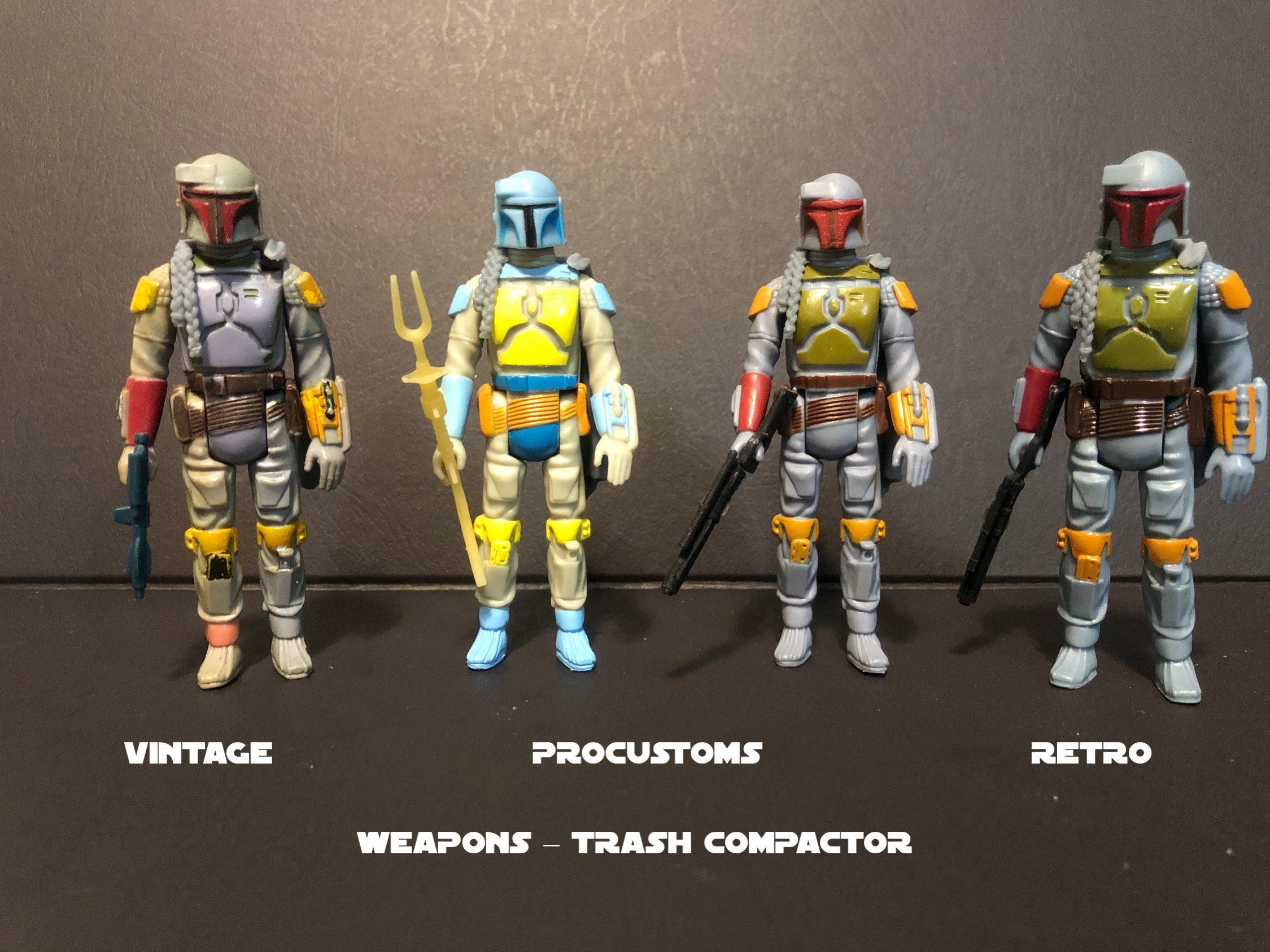 Boba Fett (clip On) Cape/braids & ROTJ EE3 Blaster - 3D Printed ...