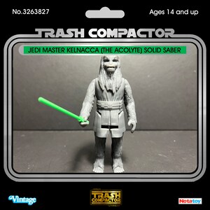 Jedi Master Kelnacca (the Acolyte) - 3D Printed Model Kit - Vintage ...
