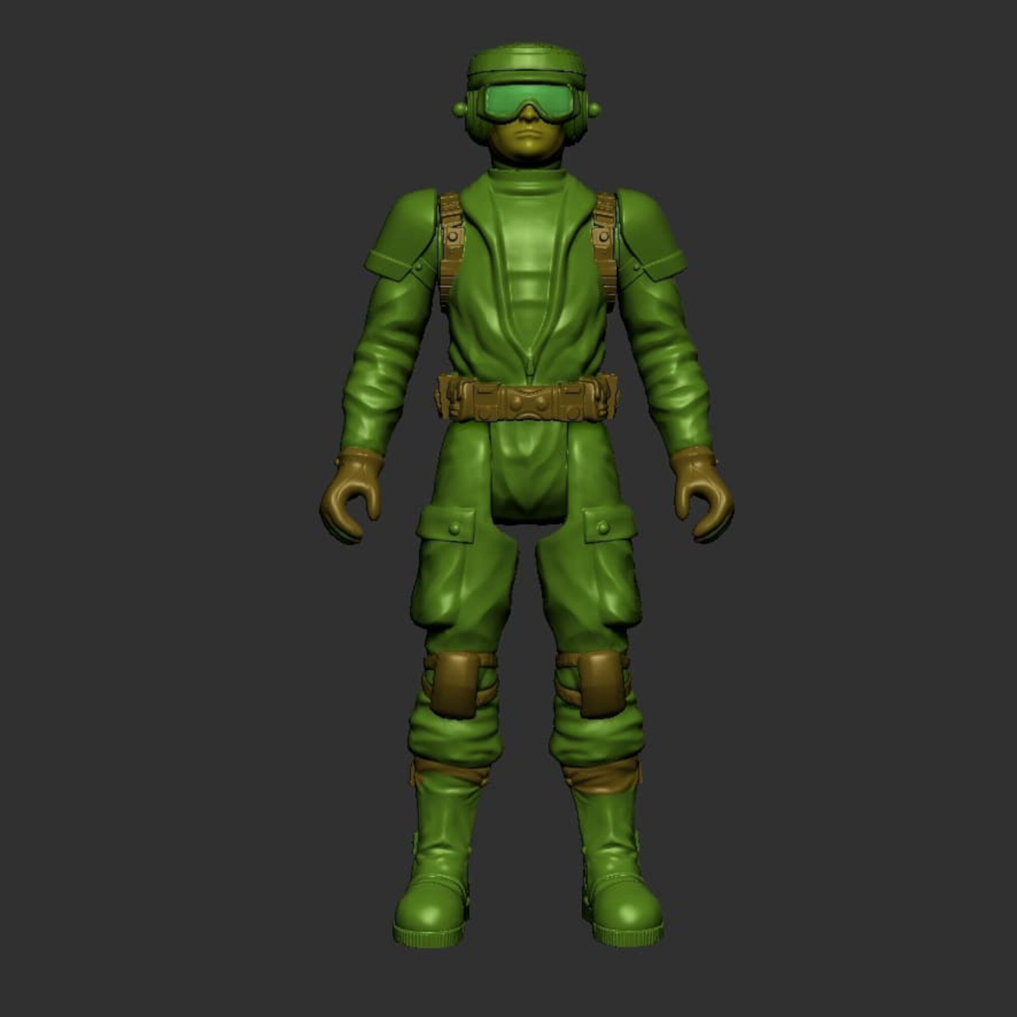Rebel Shock Trooper - MATTROMAN333 - 3D Printed Model Kit- Vintage ...